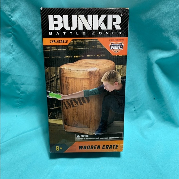 Toys | Bunkr Battle Zones Inflatable Wooden Crate | Poshmark